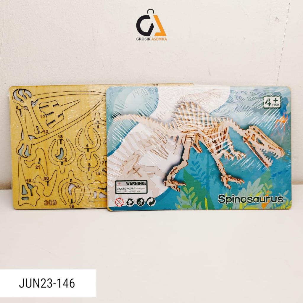 Jual Mainan Puzzle Kayu 3D Mainan Edukasi Karakter Hewan Model Rakitan ...