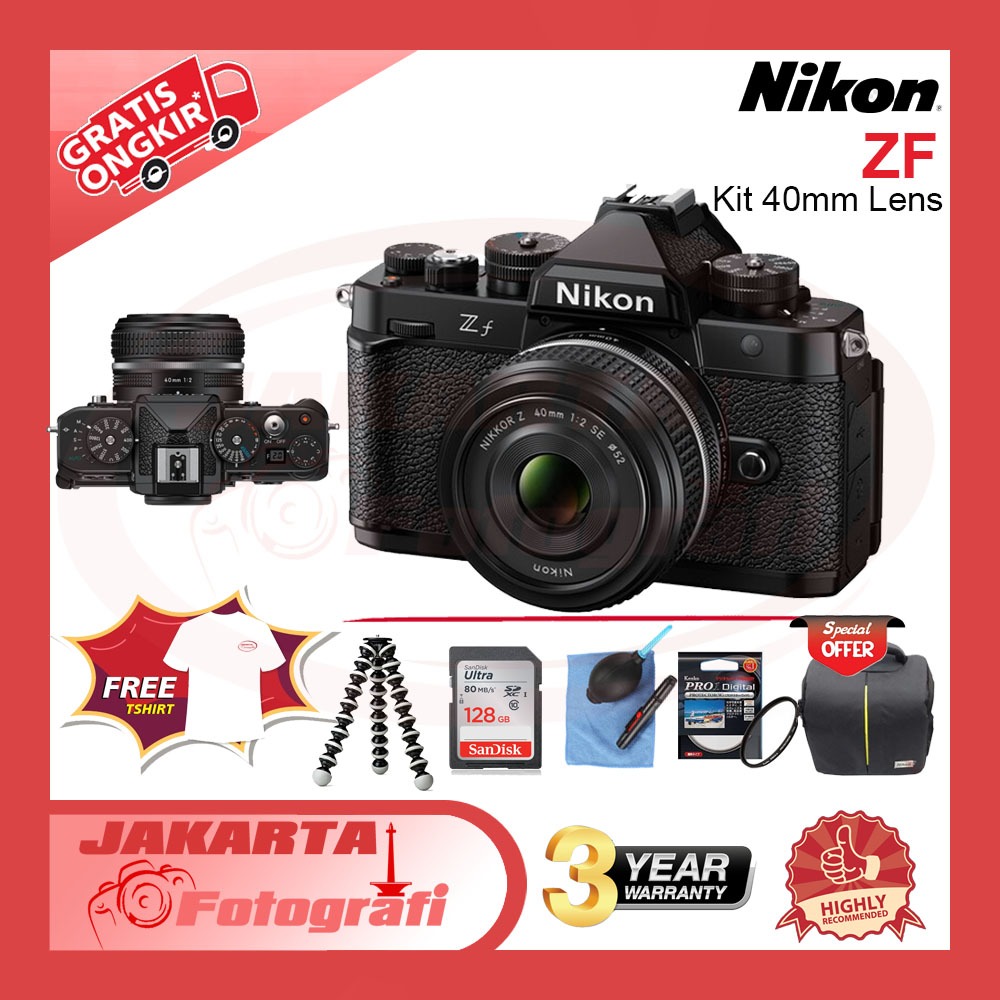Jual Nikon Zf Kit 40mm Lens Mirrorless Camera | Shopee Indonesia