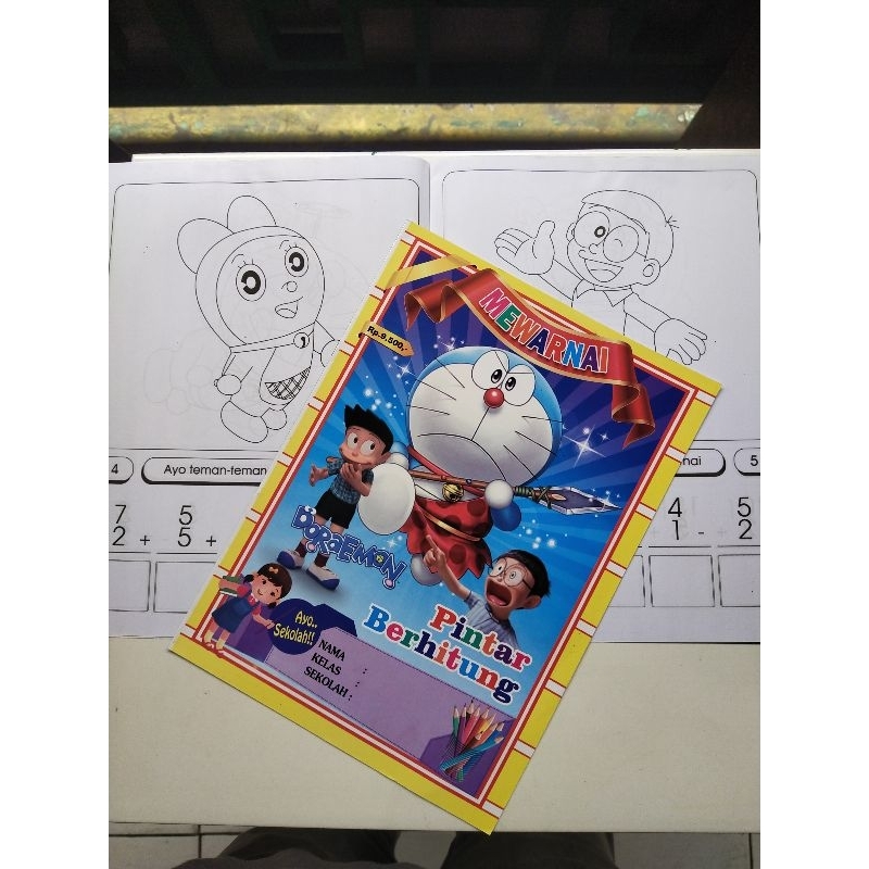 Jual Buku Mewarnai PAUD & TK Gambar Kartun Ukuran A4 | Shopee Indonesia