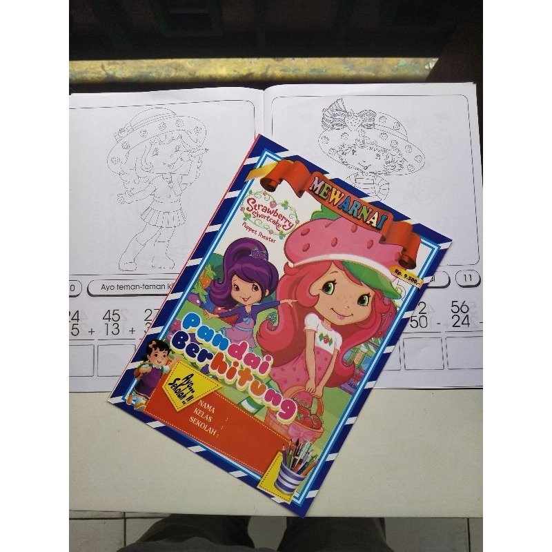Jual Buku Mewarnai PAUD & TK Gambar Kartun Ukuran A4 | Shopee Indonesia