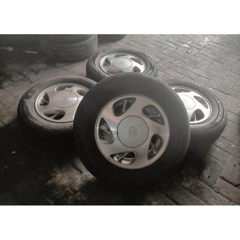 Jual VELG SEKEN OEM KIJANG RING 14 LEBAR 5.5 ET 27 BAUT 4X114.3 + 195 ...