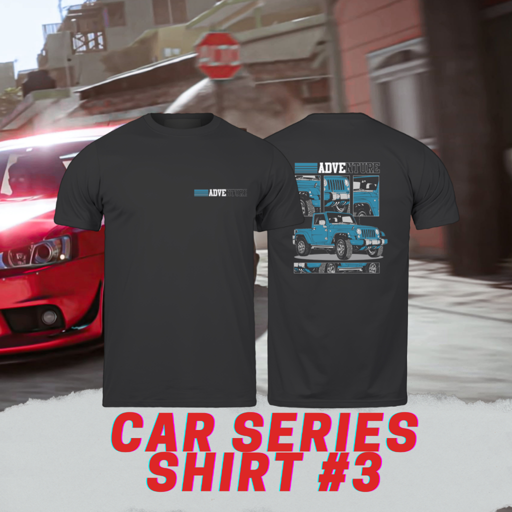 Jual Kaos Shirt Cloth DTF Custom desain design Car Cars Series Mobil ...