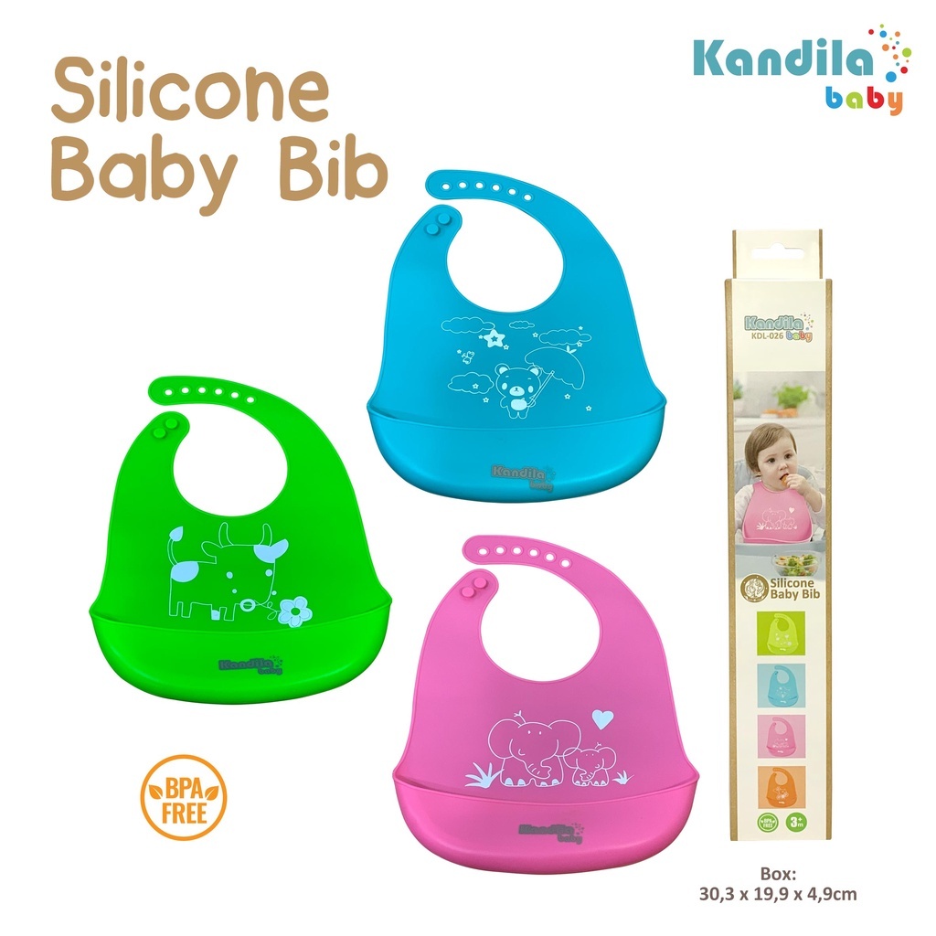 Jual KANDILA BABY SILICONE BABY BIB CELEMEK SILICONE ANAK BAYI | Shopee ...