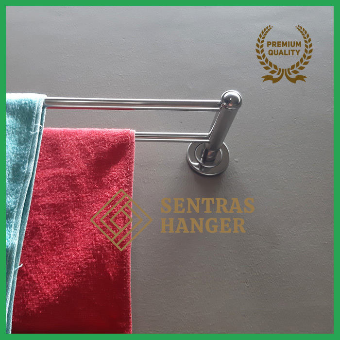 Jual Gantungan Handuk Stainless Steel, Panjang 70 cm,1 Baris & 2 Baris ...