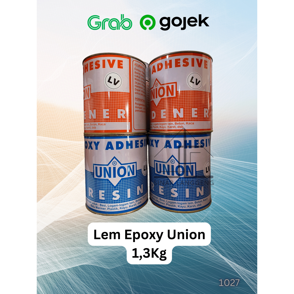 Jual Lem Epoxy Union 1Kg, Lem Adhesive, Lem Kapal (3133) | Shopee Indonesia