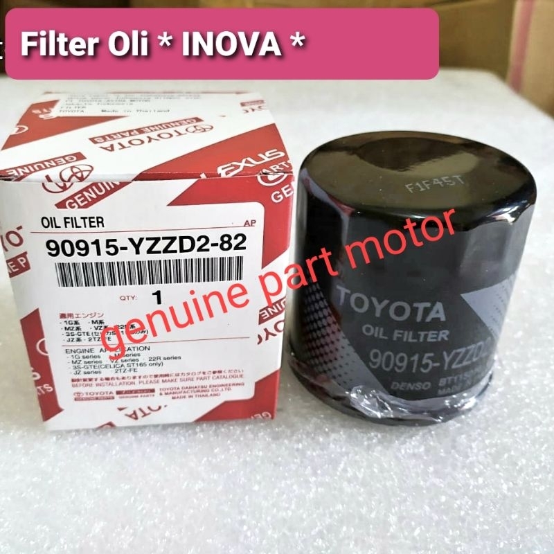 Jual FILTER OLI/OIL FILTER/SARINGAN OLI INOVA INNOVA/HIACE COMMUTER ...