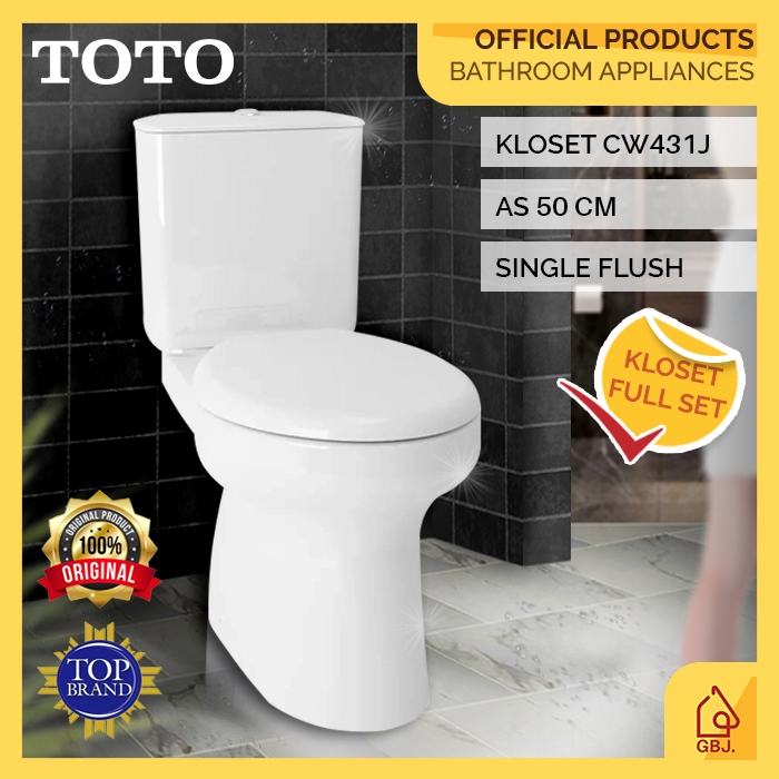 Jual KLOSET DUDUK TOTO CW431J / CW431 SW431JP / KLOSET DUDUK ORIGINAL ...