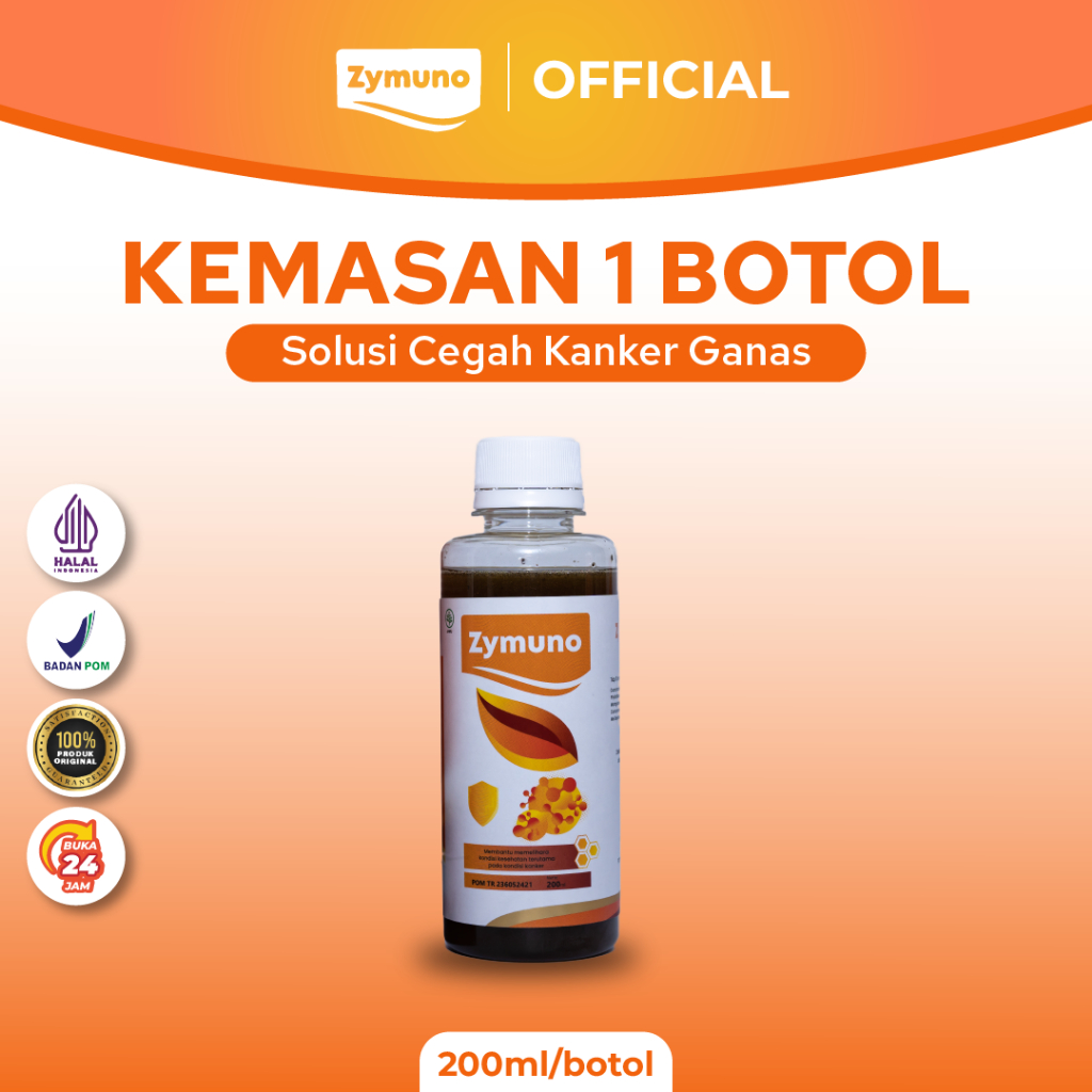 Jual Zymuno Madu Herbal Imunoterapi Kanker Original 1 Botol | Shopee ...