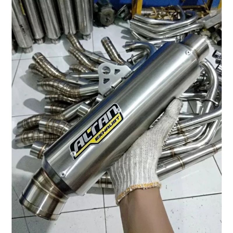 Jual selencer knalpot altan ala original bas ulem panjang 30cm diameter ...