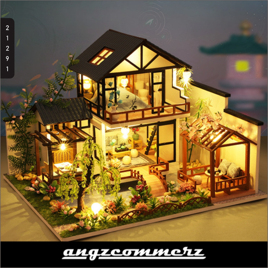 Jual DIY Kit Chinese Water Courtyard Miniature Model SY | Shopee Indonesia
