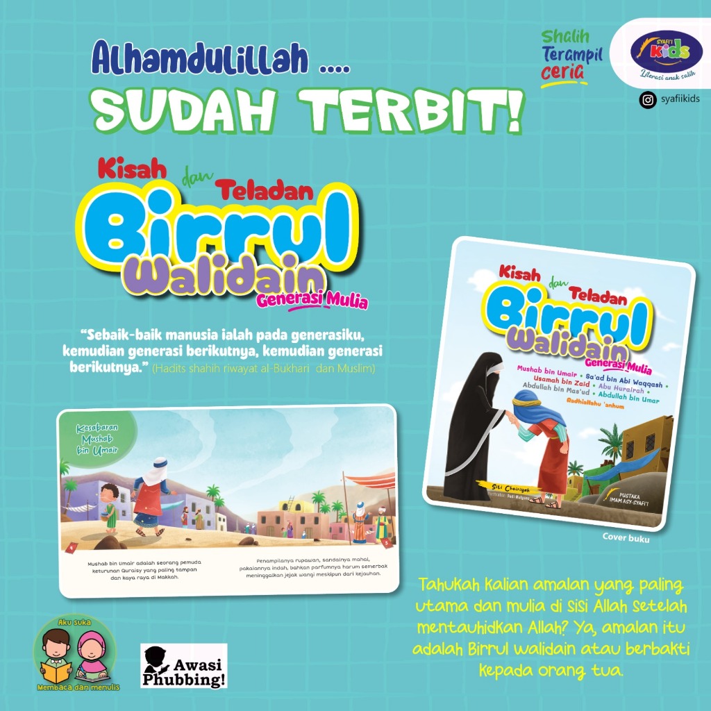 Jual Buku anak :Kisah dan Teladan; Birrul Walidain Generasi Mulia ...