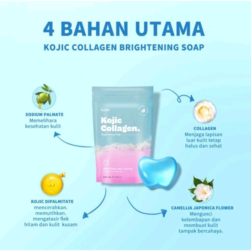 Jual kojic kojic collagen brightening soap | Shopee Indonesia