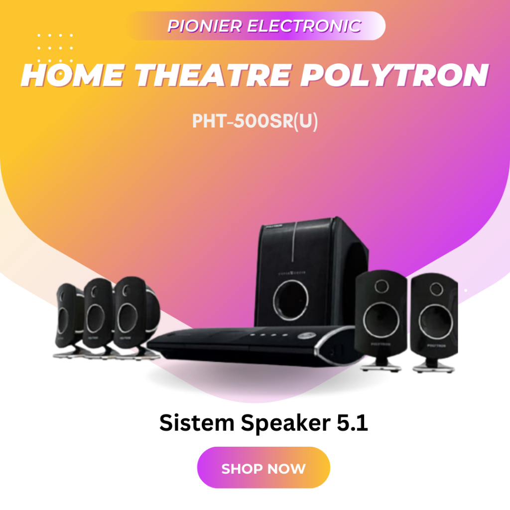 Jual {EKS - DISPLAY} HOME THEATER POLYTRON Type PHT-500SR(U) | Shopee ...
