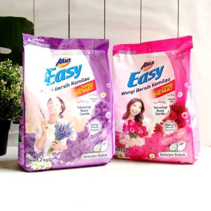Jual Attack Easy Deterjen Bubuk 1,2 kg | Shopee Indonesia