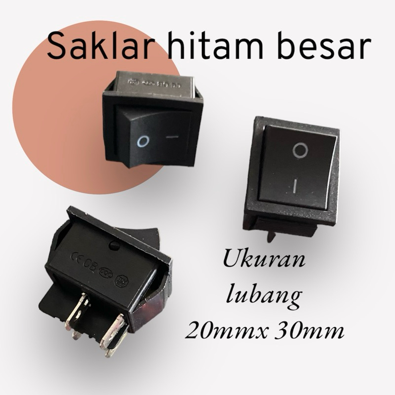 Jual Saklar Hitam Besar saklar power tangki | Shopee Indonesia
