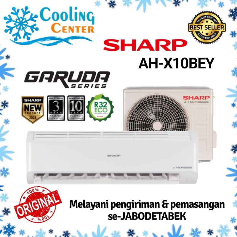 Jual AC SHARP 1PK SHARP AH - X10BEY GARUDA SERIES INVERTER HARGA UNIT ONLY | Shopee Indonesia
