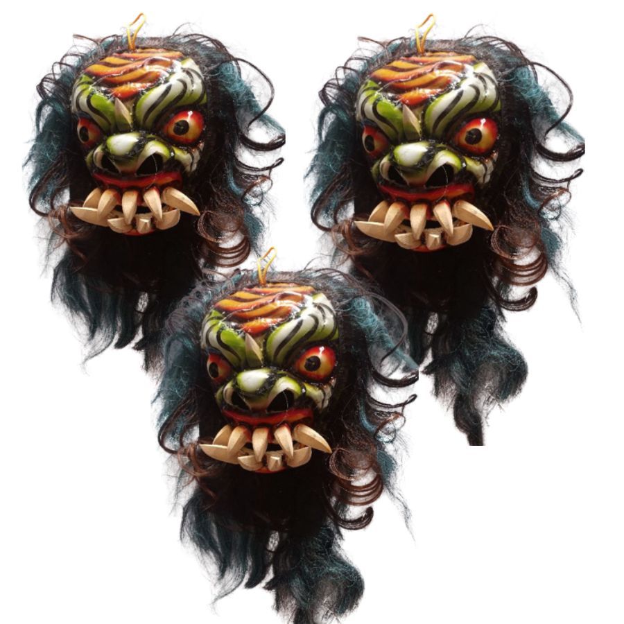 Jual TOPENG GEDRUK MIKA ( Rambut panjang ) / Topeng Gedruk atau rampak ...