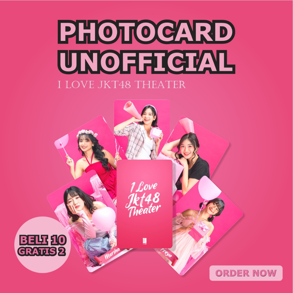 Jual PHOTOCARD JKT48 UNOFFICIAL VERSI I LOVE JKT48 THEATER | Shopee Indonesia