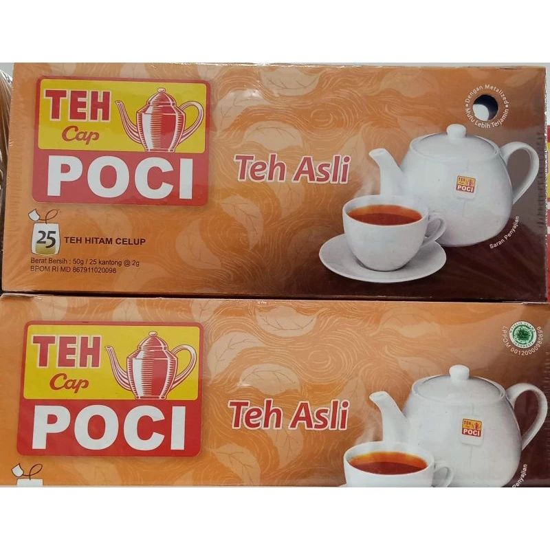 Jual TEH CELUP CAP POCI 25 KANTONG TEH POCI ASli/TEH POCI MELATI/TEH ...