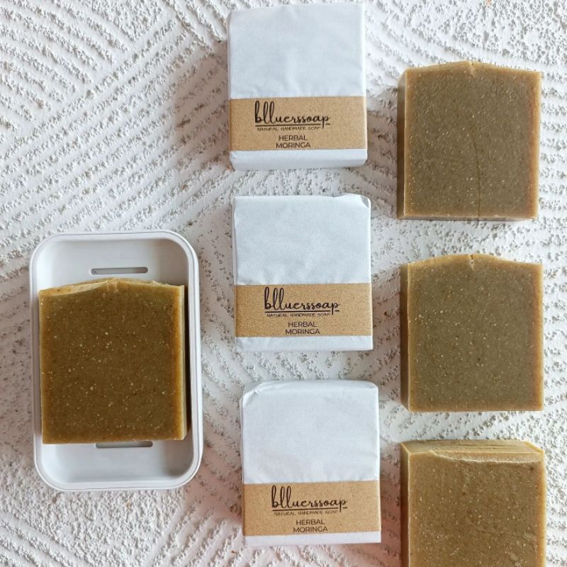 Jual MORINGA KELOR Sabun Alami Natural Soap Blluerssoap | Shopee Indonesia