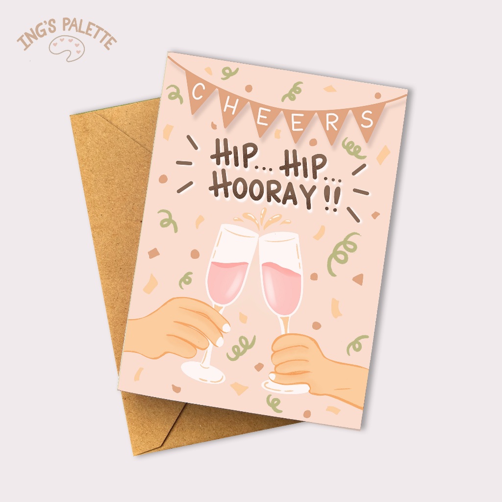 Jual Ing's Palette Birthday Card - BI02 | Kartu Ucapan Ulang Tahun ...