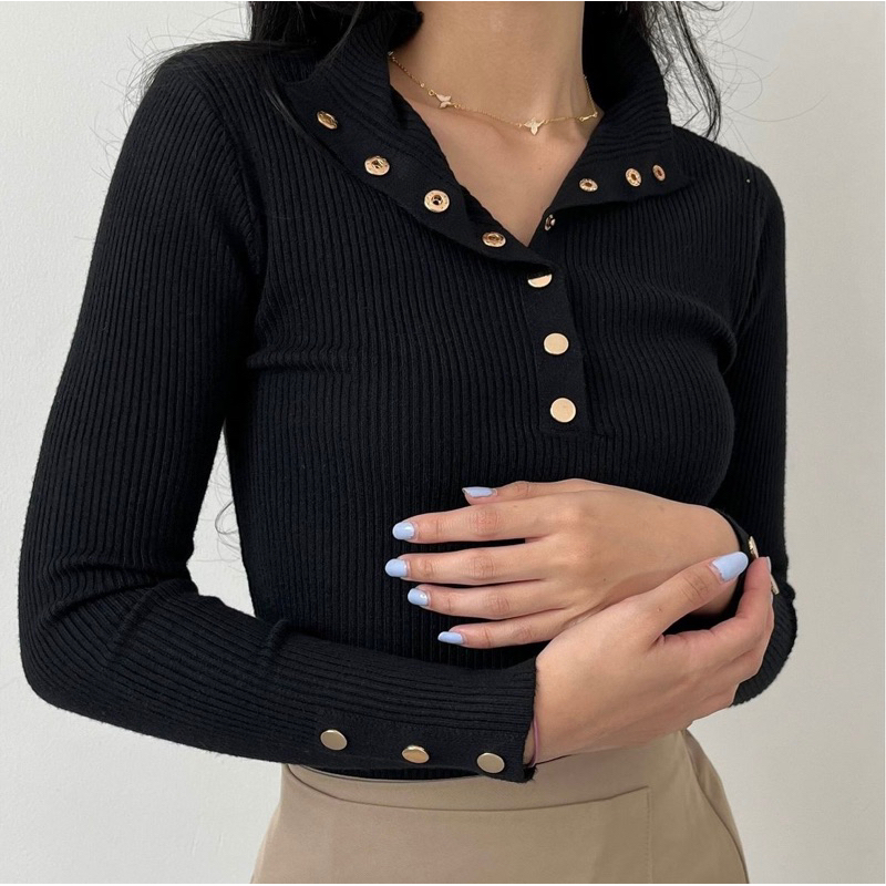 Jual TUKUBUU - Manset Inara kancing hidup / manset Inara lengan kancing ...