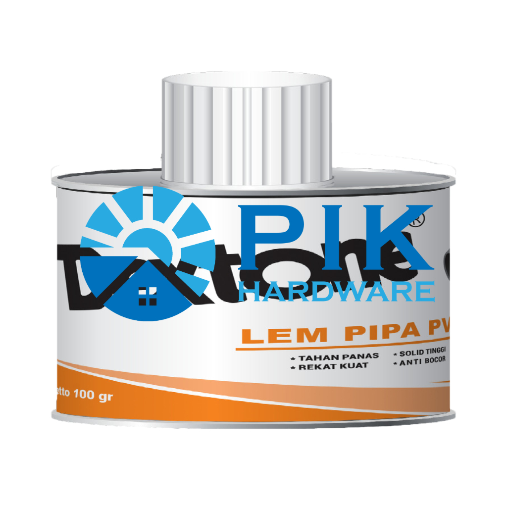 Jual LEM PIPA PVC KALENG DEXTONE 100gr | LEM PRALON / PARALON 100 Gram ...