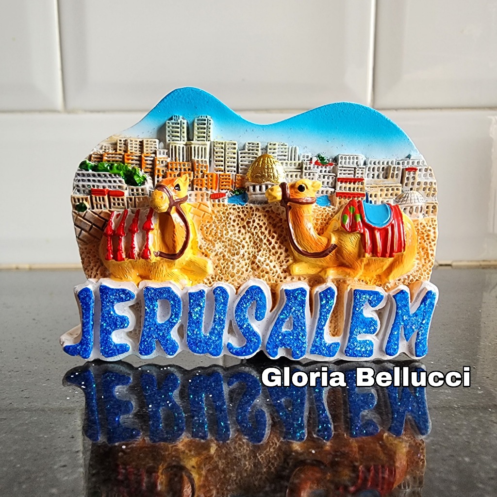 Jual tempelan hiasan kulkas magnet jerusalem israel souvenir oleh oleh ...