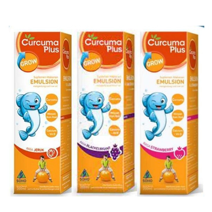 Jual CURCUMA PLUS GROW EMULSION 200 ML | Shopee Indonesia