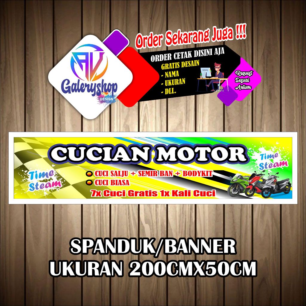 Jual mmt,spanduk,banner steam cuci motor mobil keren berkwalitas dll ...