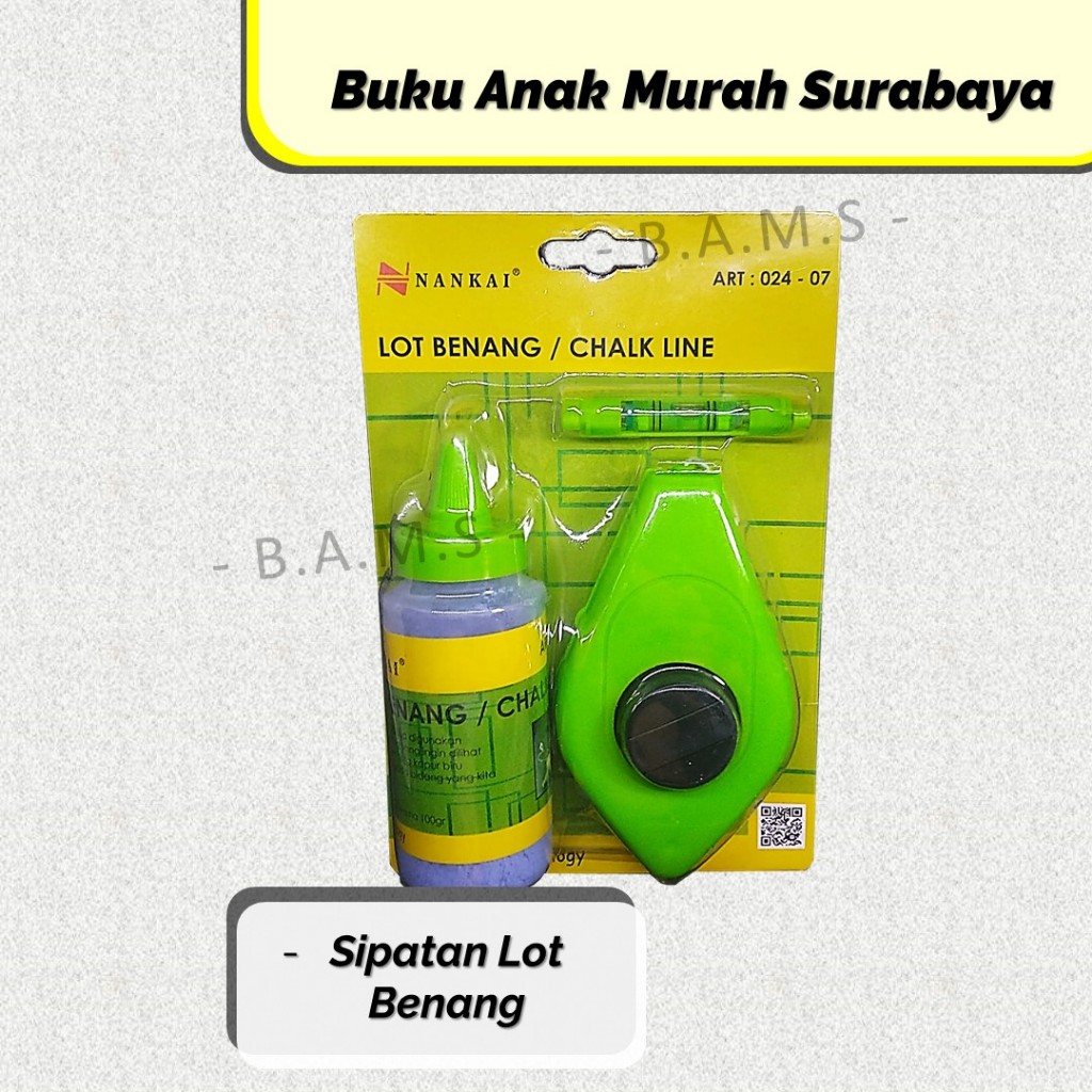 Jual ALAT SIPATAN TUKANG SIPATAN LOT BENANG 30M TARIKAN BENANG ...