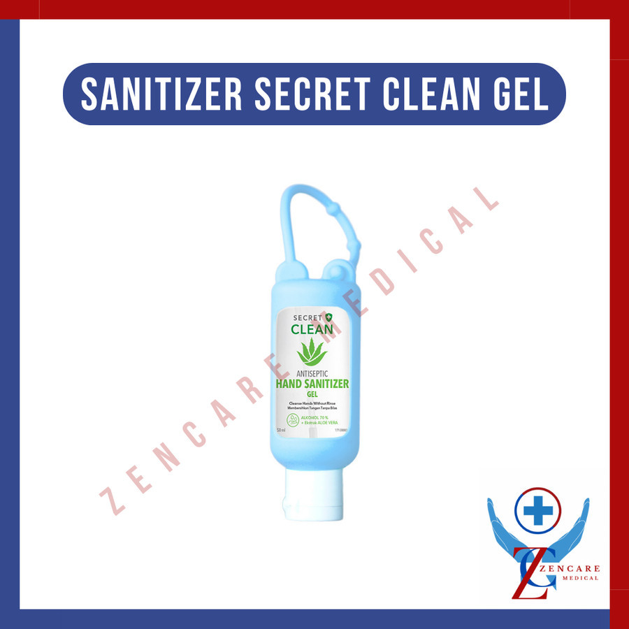 Jual Hand Sanitizer Secret Clean Gel Silicon 50 ML | Shopee Indonesia