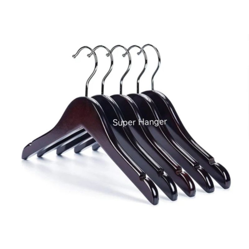 Jual Hanger Kayu -Gantungan Baju Kayu-Hanger Kayu Dewasa Premium per 1 ...