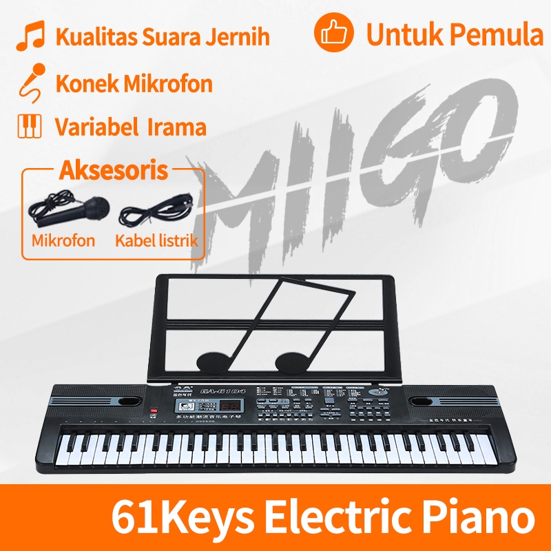 Jual Miigo Piano Elektrik Keybords Pemula 61-Kunci Organ Elektronik ...