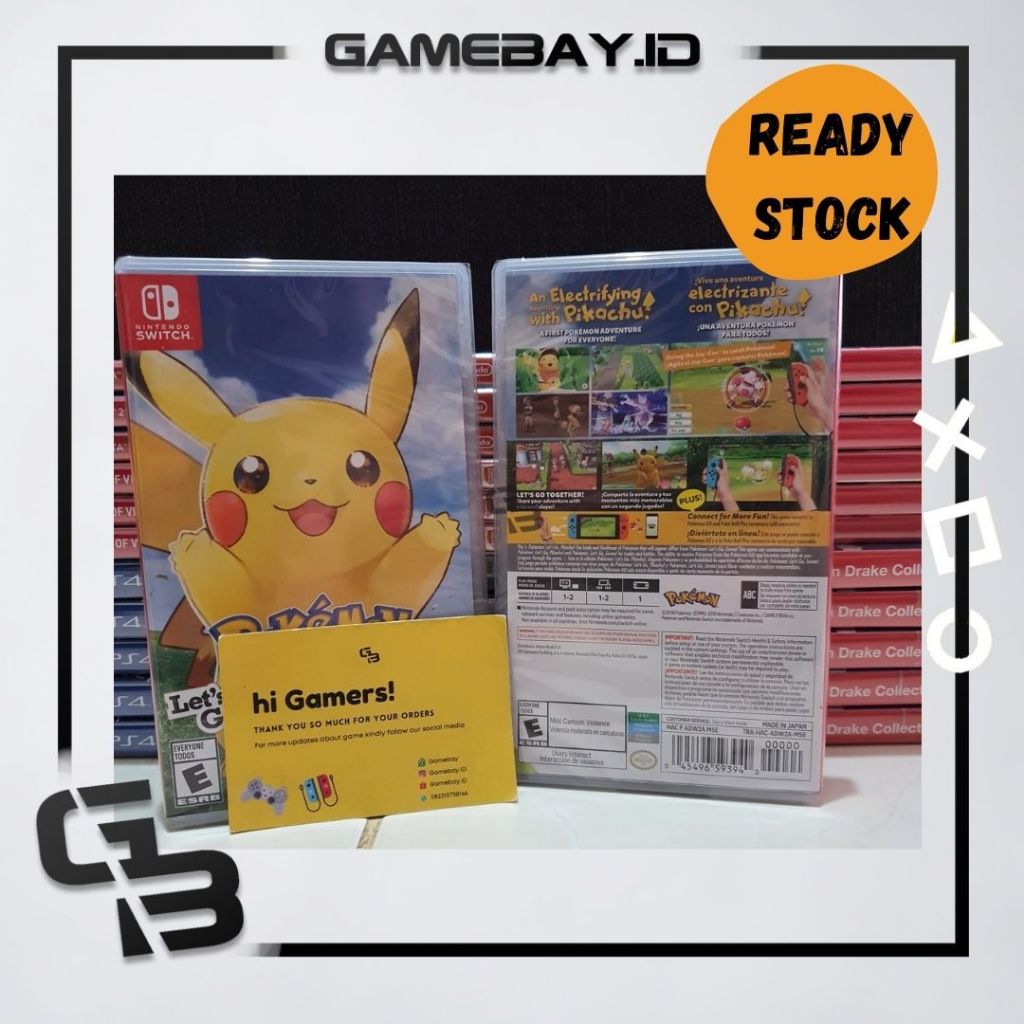 Jual Nintendo Switch Pokemon Let's Go Pikachu / Lets Go Pikachu ...