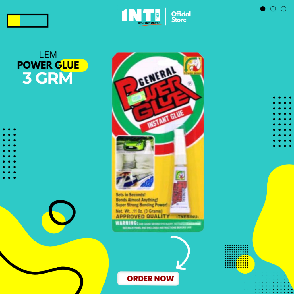 Jual Lem power glue General Lem besi general 3grm | Shopee Indonesia