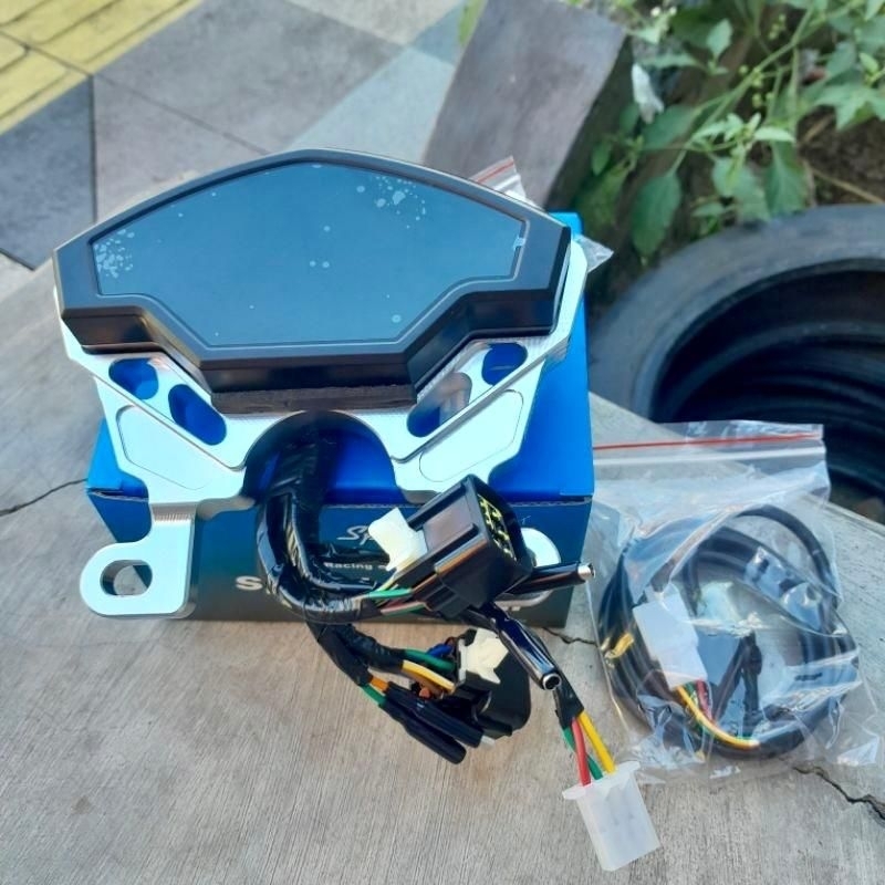 Jual Speedometer spido GPX spedo GPX DIGITAL Set Pangkon Spido CNC ...