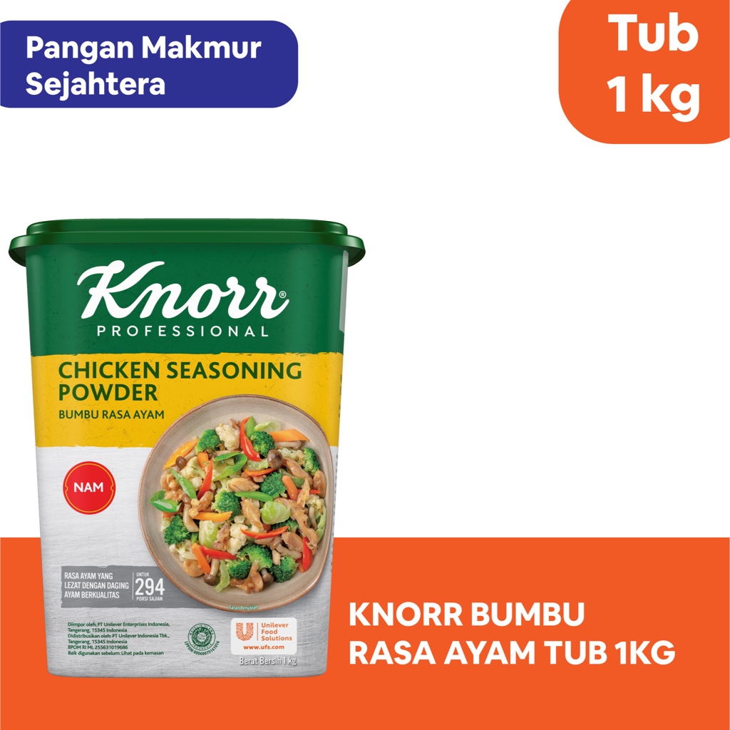 Jual KNORR - BUMBU PENYEDAP RASA AYAM NAM TANPA MSG / CHICKEN SEASONING ...