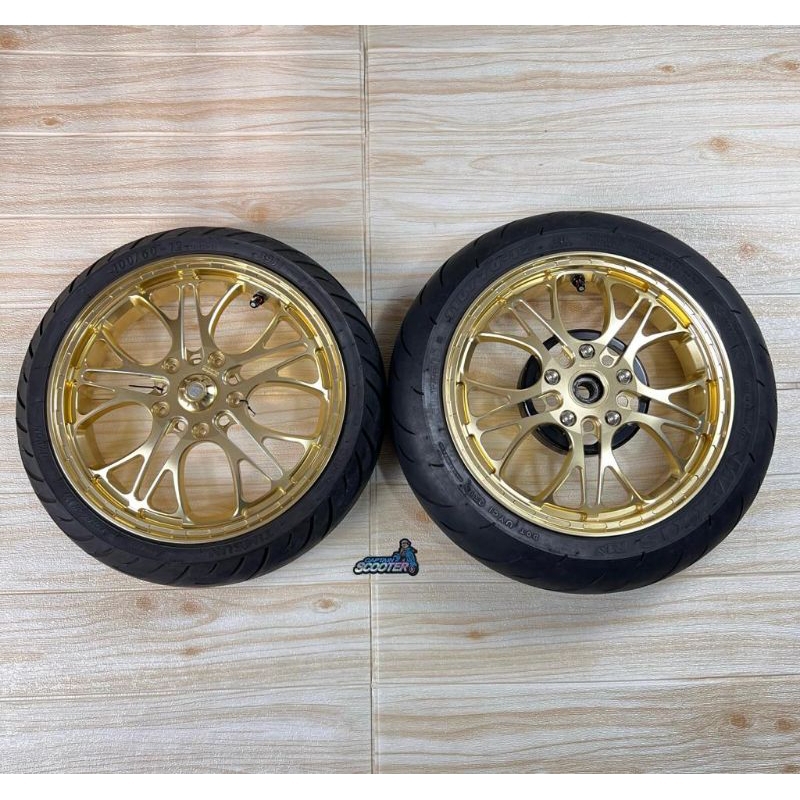 Jual Rims Velg Marus Factory W233 Gold Vespa Sprint Primavera GTS LX S ...