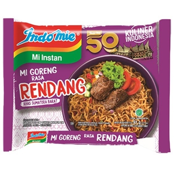 Jual Indomie Goreng Rendang Padang 91gr | Shopee Indonesia
