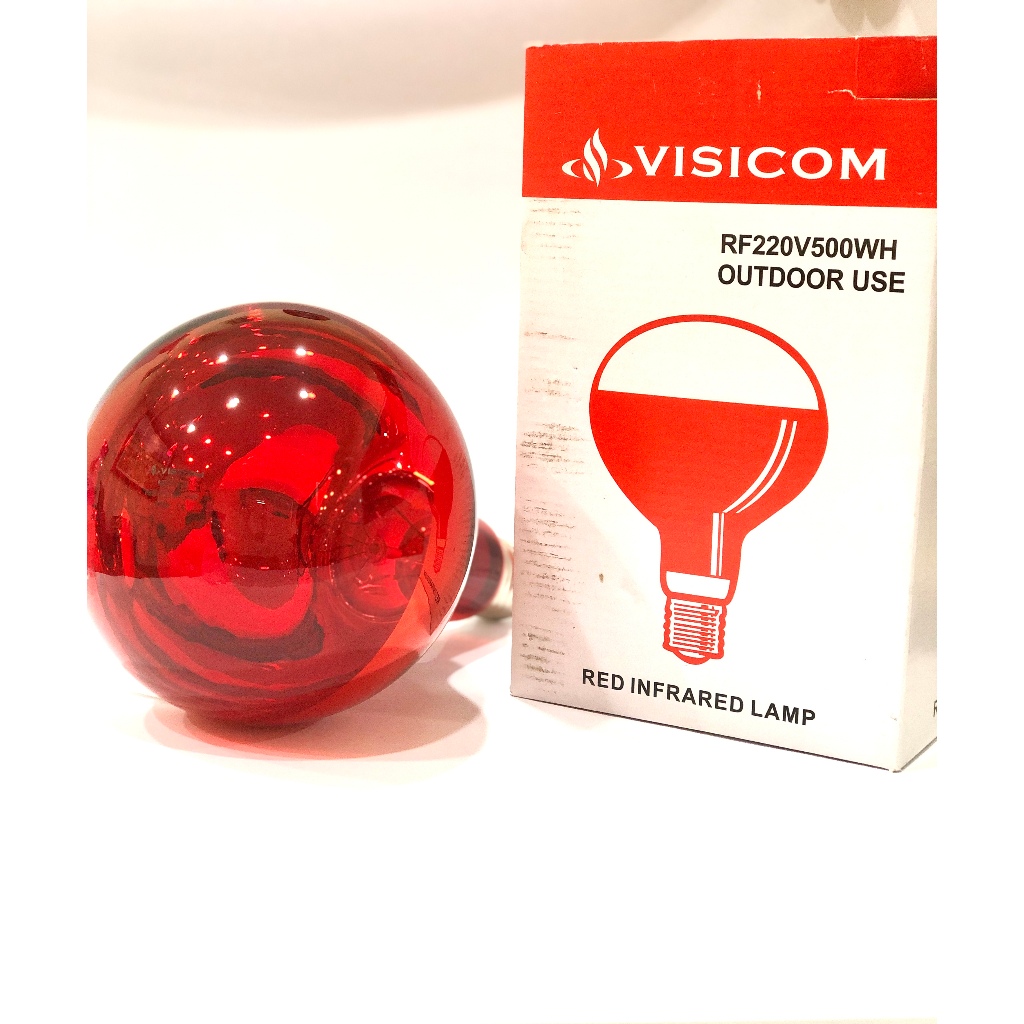 Jual Lampu sorot reflector Toki 500 watt Infrared visicom (merah asli ...
