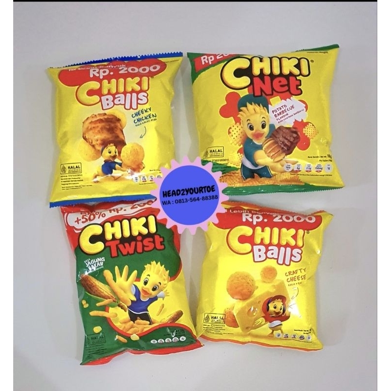 Jual Chiki Snack Makanan Ringan Chiki Balls Chiki Net Chiki Twist