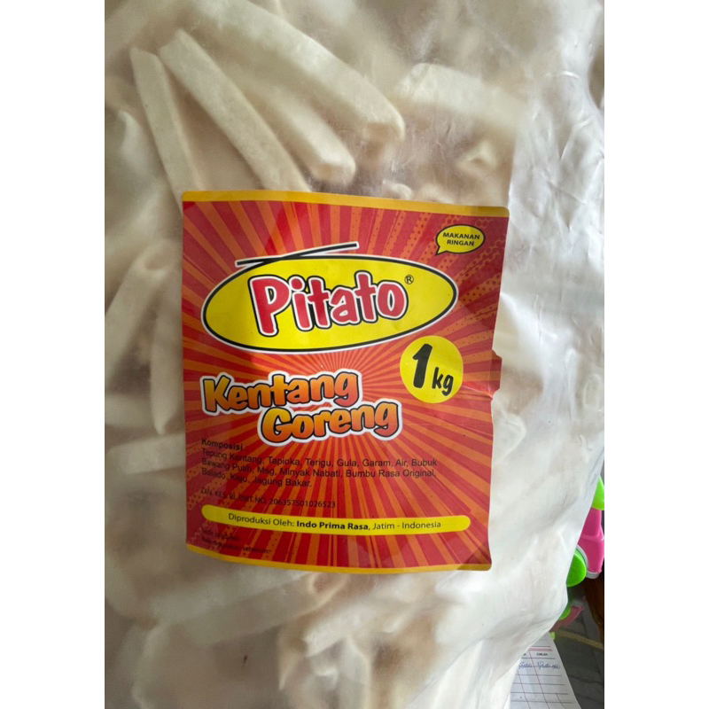 Jual Kentang goreng pitato 1 BAL (1 kg) | Shopee Indonesia