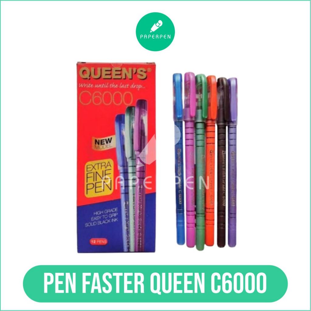 Jual Pen Faster Queen C6000/Bulpen Faster | Shopee Indonesia