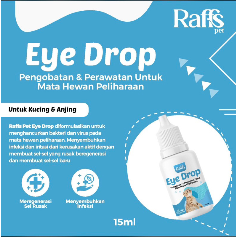 Jual Raffs Pet Eye Drop / Obat Tetes Mata Hewan 15ml | Shopee Indonesia
