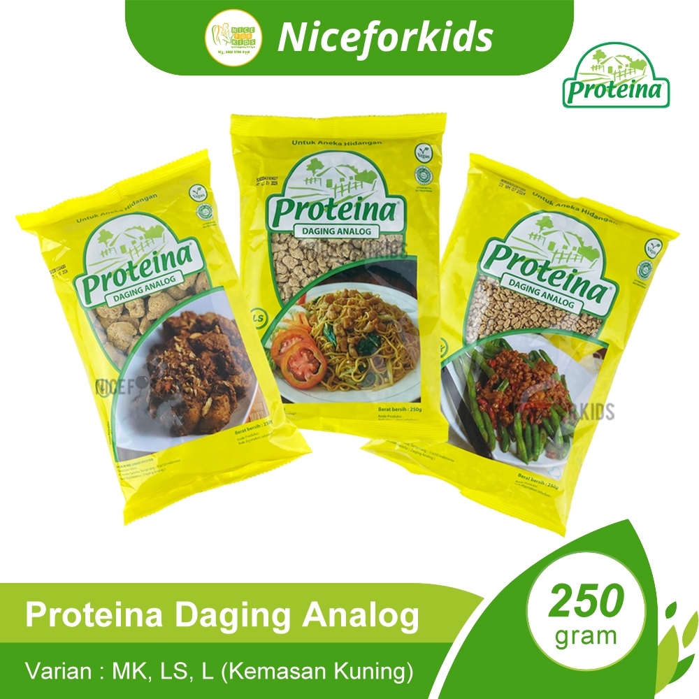 Jual Proteina Kuning Daging Analog 250gr / Protein Nabati / Daging ...