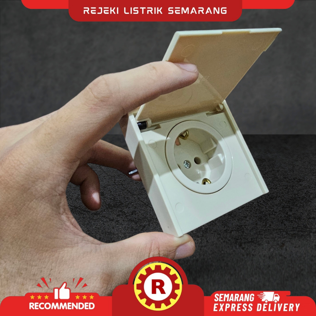 Jual STOP KONTAK TUTUP IB BROCO, STOP KONTAK DENGAN PENGAMAN TUTUP ...