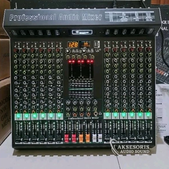 Jual Mixer Soundqueen Phoenix 12 Efek Digital Reverb 199Dsp 4 Groub ...