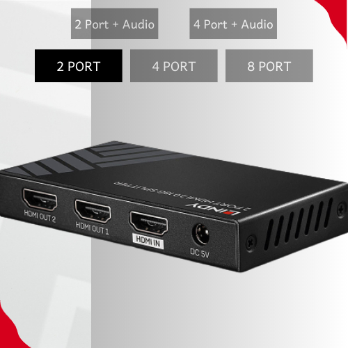 Jual LINDY Hdmi Splitter 2 Port 4 Port 8 Port 1 In 2/4/8 Out Splitter ...
