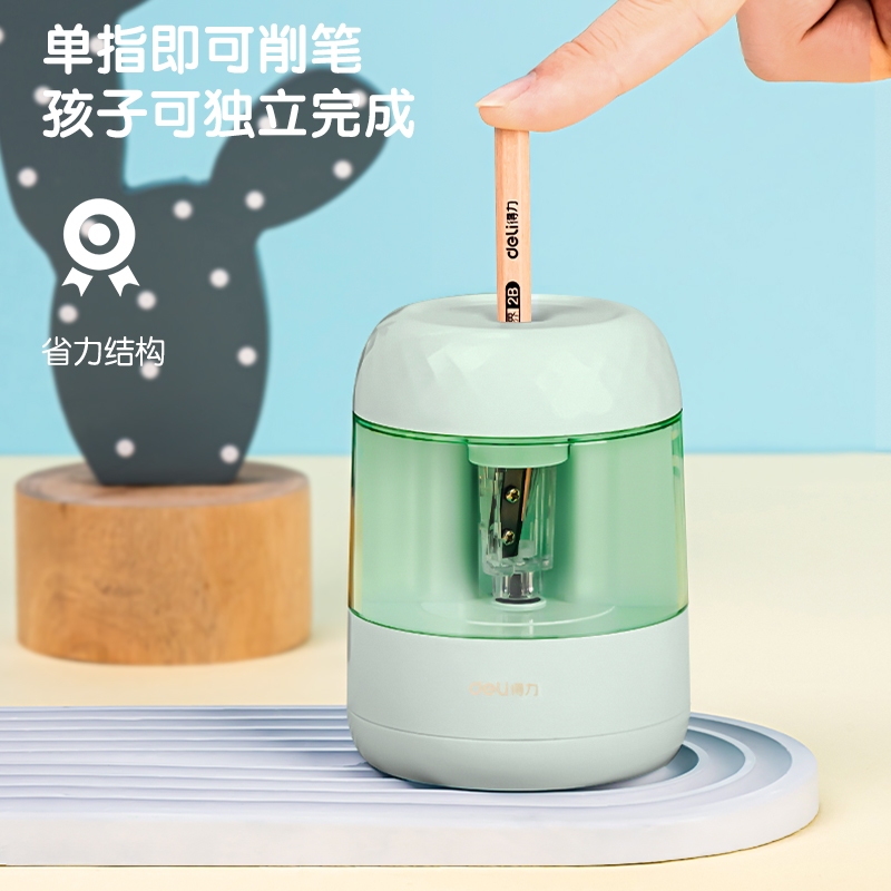Jual Deli Rautan Pensil Elektrik Otomatis / Electric Pencil Sharpener ...
